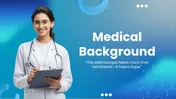 The Background For Medical PowerPoint Presentation