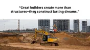 Construction Background Design PowerPoint Presentation