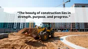 Construction Background Design PowerPoint Presentation