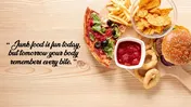 Download This Junk Food Background PowerPoint Presentation