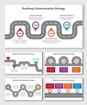 Product Roadmap Strategy PowerPoint And Canva Template