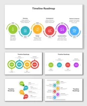 Use This Roadmap Timeline PowerPoint And Canva Template