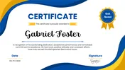 Graphic Design Certificate PowerPoint Presentation
