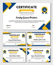 Achievers Certificate PowerPoint And Canva Template
