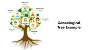 Genealogical Tree Example PowerPoint Presentation