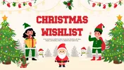 Editable Christmas Wishlist PowerPoint Presentation