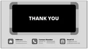Thank You PowerPoint Template for Grateful Acknowledgments