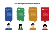 Get Text Message PowerPoint Template for Presentation