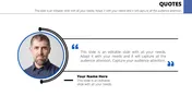 Quote PowerPoint Template and Google Slides Presentation