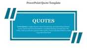Editable Creative PowerPoint Quote Template - Purple Theme