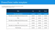Free Timetable Template PowerPoint and Google Slides