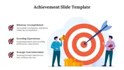 Blue Colored Achievement PowerPoint and Google Slides