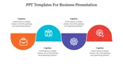 Simple Business Process PPT Template Presentation Design