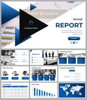 Monthly Business Review Template PPT and Google Slides