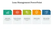 Lean Management PPT Presentation And Google Slides Templates