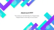 Laptop Model Abstract Background PowerPoint Template