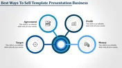 PPT Templates For Business Presentation-Three Node