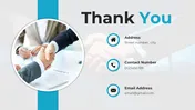 Visual Thank You For PPT Presentation and Canva Slides
