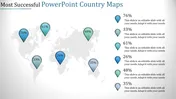 Free Editable US Map PowerPoint Template & Google Slides