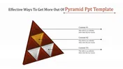 Pyramid PPT Template With Hierarchy Model