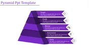 Blank 5 Level Pyramid PowerPoint And Google Slides
