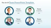 Editable Meet the Team PowerPoint Template and Google Slides