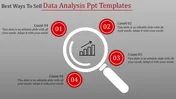 Explore Now Data Presentation PowerPoint Template Slide