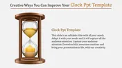 Clock PowerPoint PPT Template For Slide Presentation