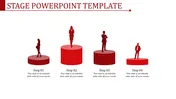 Use Creative Stage PowerPoint Presentation Template Design