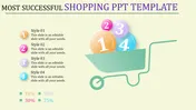 Online Shopping Cart PPT Template and Google Slides