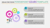 PowerPoint Gears Template for Technical Diagrams