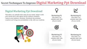 Digital Marketing Strategy PPT for Online Campaigns