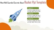 Shop Two Node Rocket PPT Template For Your Presentation