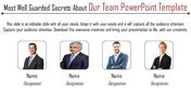 Team Introduction PowerPoint Template Free Google Slides