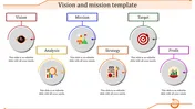 Visual Vision and Mission PPT Template and Google Slides