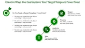 Six Nodes Target PowerPoint Template and Google Slides