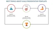 Goals PowerPoint Template - Bullseye Diagram Presentation