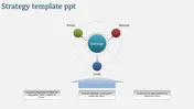 6 Noded Circle PowerPoint Template and Google Slides