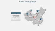 Best Editable China Map PowerPoint Templates Presentation