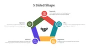 Use This 5 Sided Shape PowerPoint and Google Slides Themes