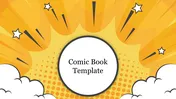Best Comic Book PowerPoint Template - Cartoon Theme