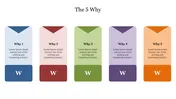 Best Why Slide Design With Five Nodes For Presentation