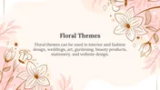 Floral Themes PPT Presentation Google Slides and Templates