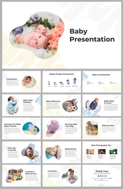 Amazon Baby PPT Presentation and Google Slides Themes