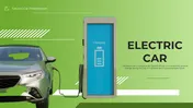 Shop Now! Electric Cars Presentation PPT Template Slide
