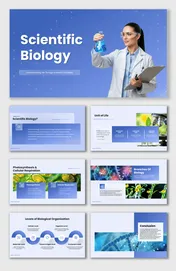 Biology PowerPoint Presentatin And Canva Templates