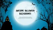 Blue Background PowerPoint Template and Google Slides