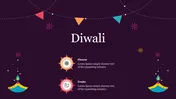 Awesome Presentation On Diwali PowerPoint Slide Template