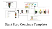 Start Stop Continue PowerPoint Template and Google Slides