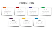Monthly Meeting PPT Template For Google Slides Presentation